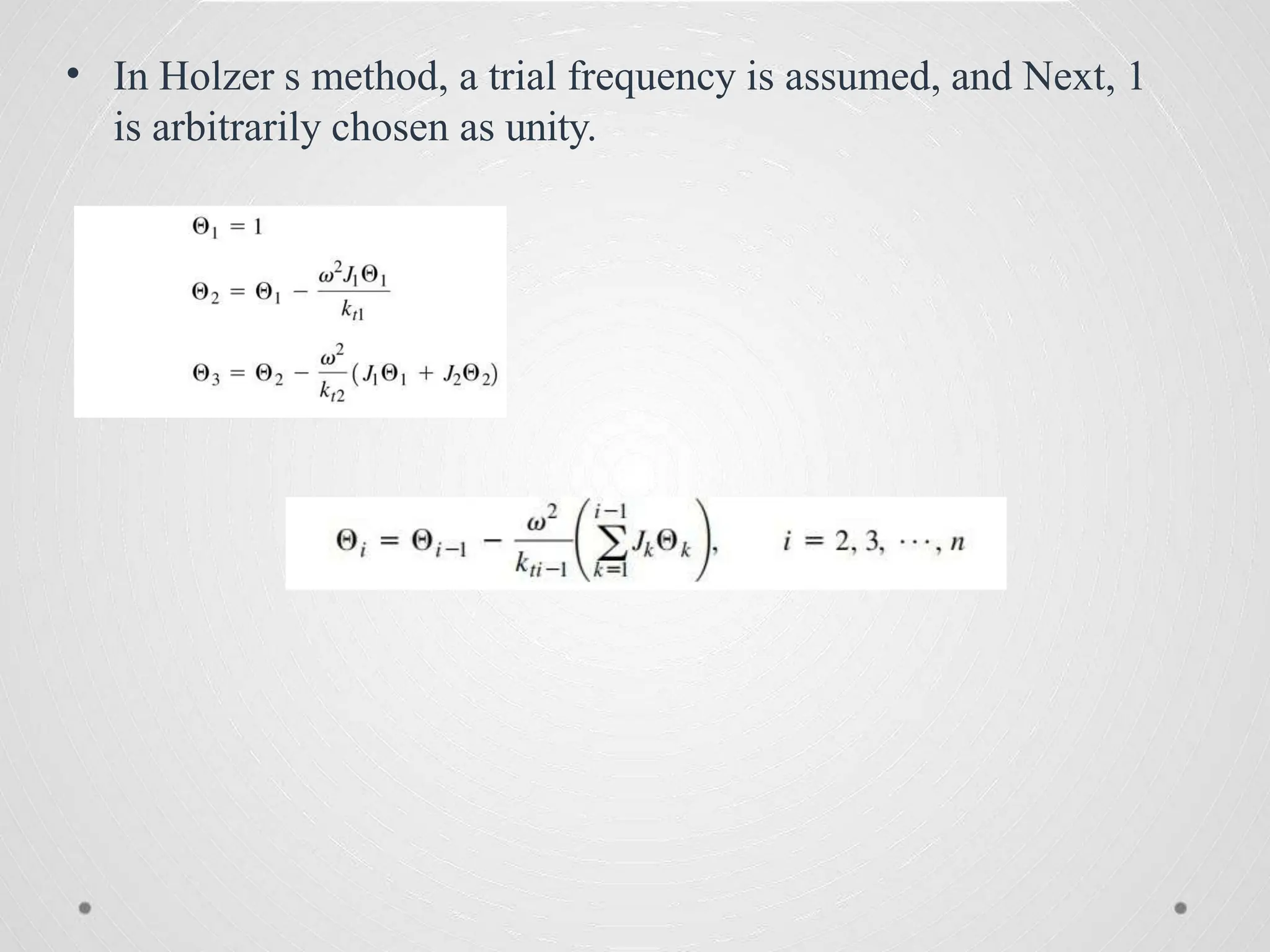 Holzer Method Pptx Physics Science