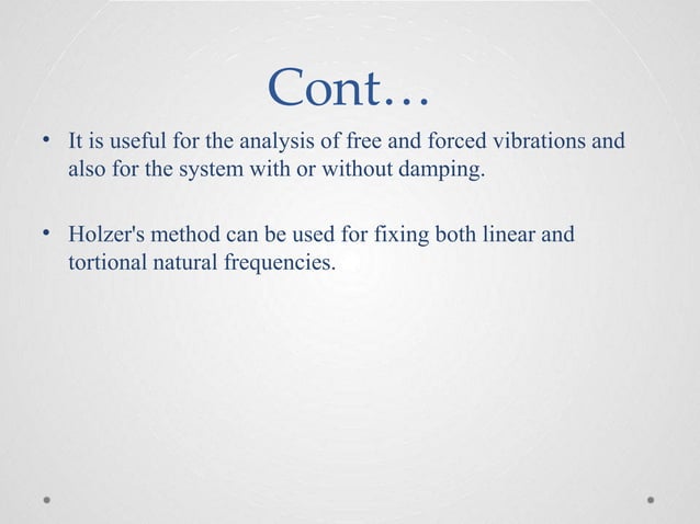 holzer method.pptx | Physics | Science