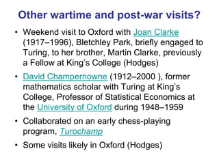 Alan Turing and Oxford | PPT