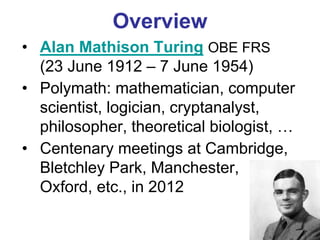 Alan Turing and Oxford | PPT