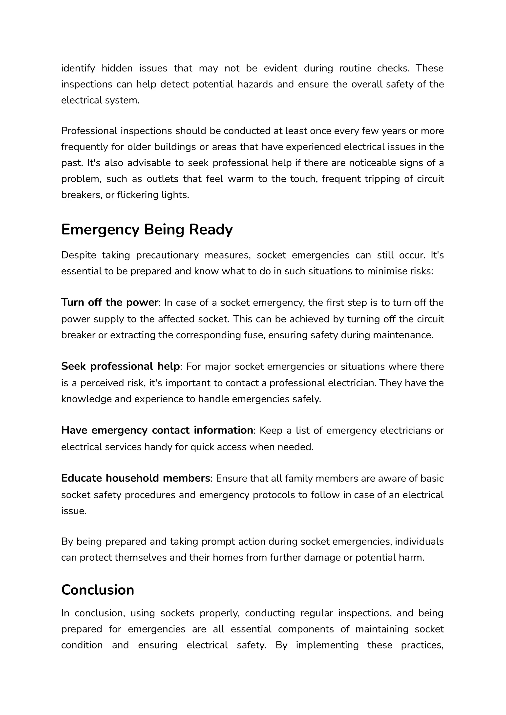 7 Tips to keep Your Maintenance Socket In Good Condition | PDF