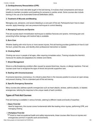 First Aid Courses: A Lifesaving Skill Everyone Should Learn | PDF