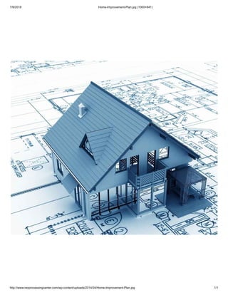 Home Improvement Plan | PDF