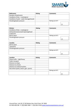 Home Inspection Checklist | PDF