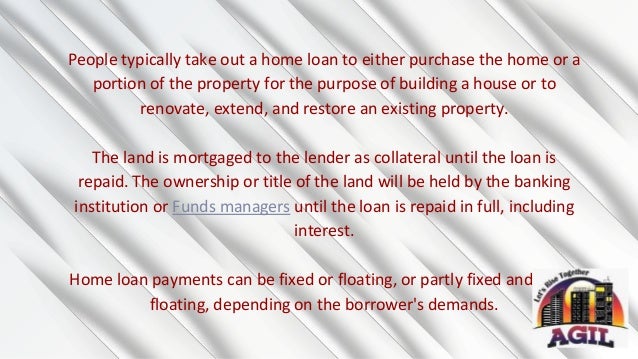 Home loan-overview,-advice,-myths-&-facts | PPTX