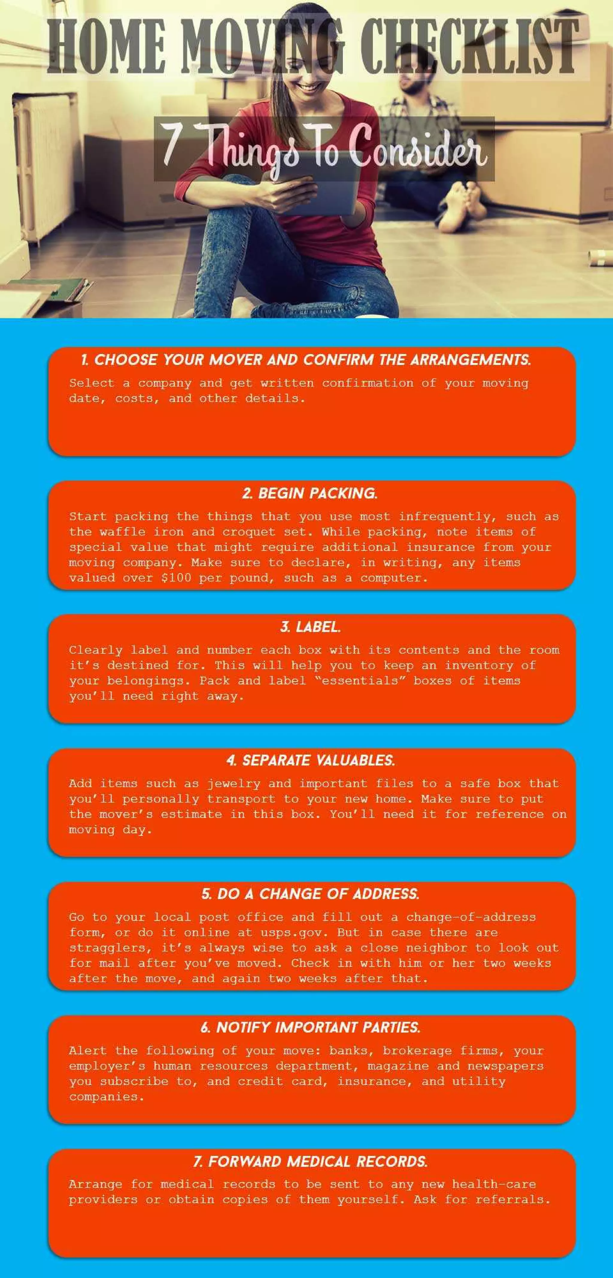 Smart Home Moving Checklist | PDF
