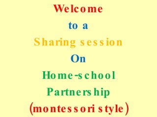 Home school partnership | PPT