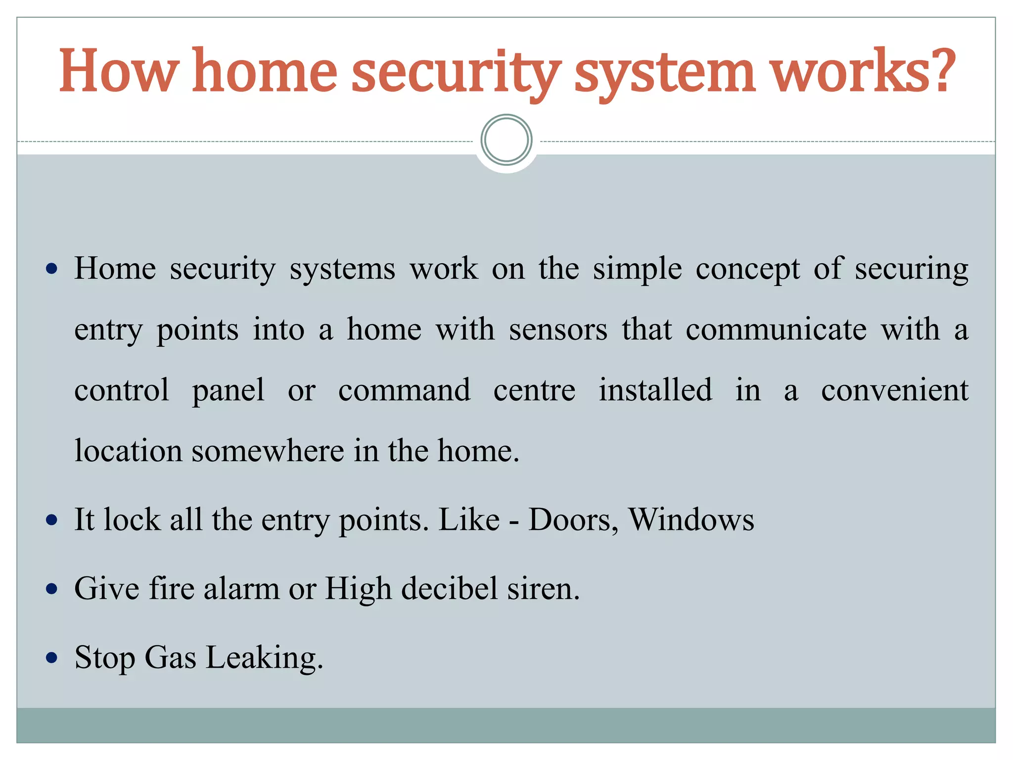 Home security | PPTX
