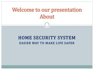 Home security | PPTX