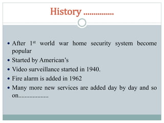 Home security | PPTX