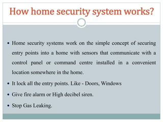 Home security | PPTX