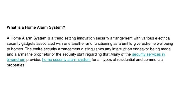 Home alarm system | PPTX