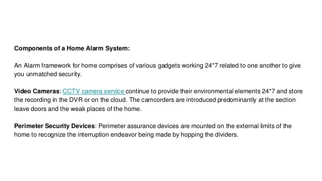 Home alarm system | PPTX