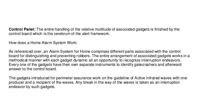 Home alarm system | PPTX