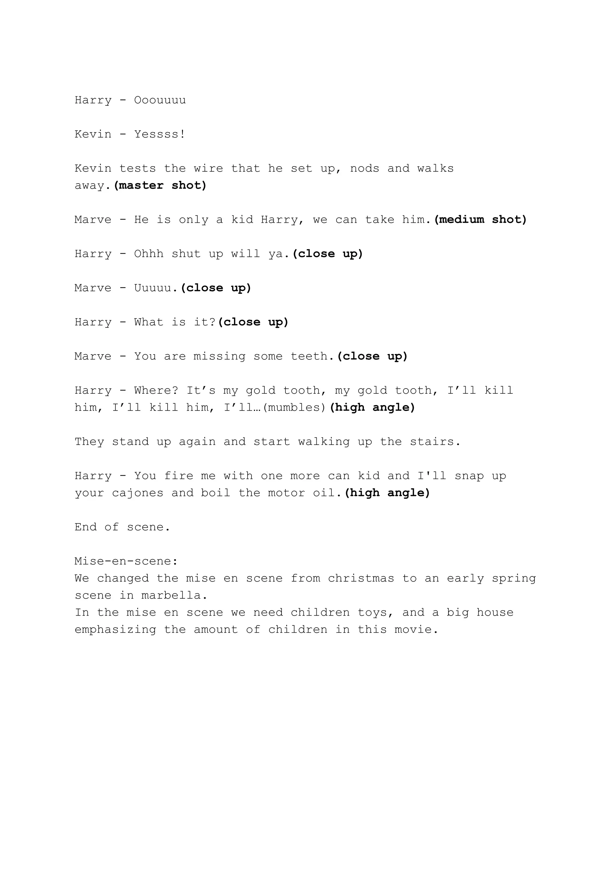 Home alone script | PDF