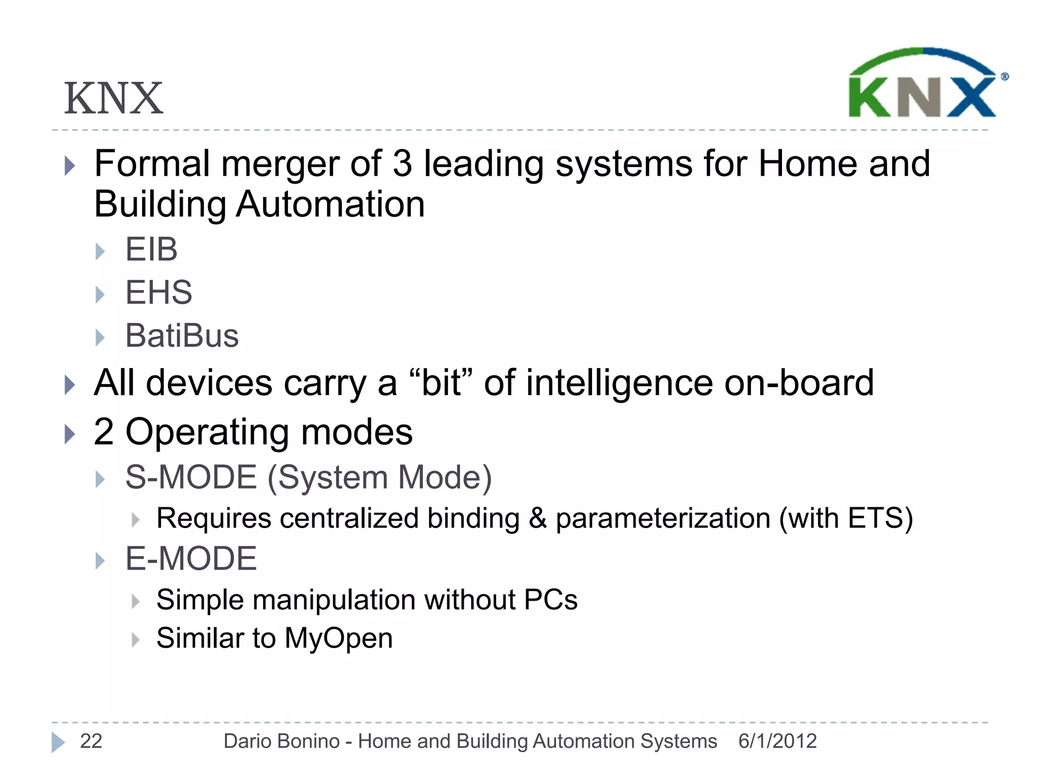 Home and building automation systems | PPTX