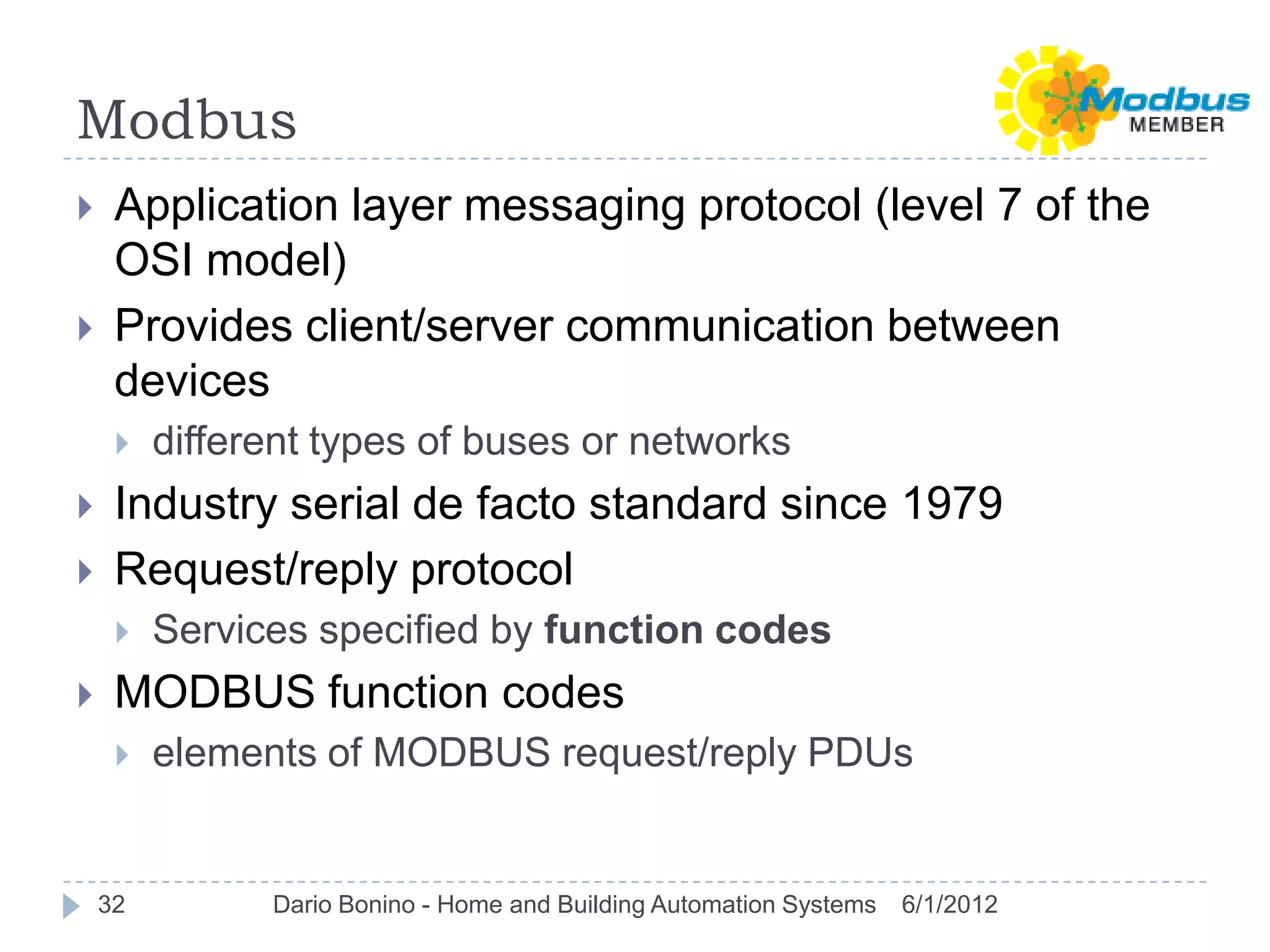 Home and building automation systems | PPTX