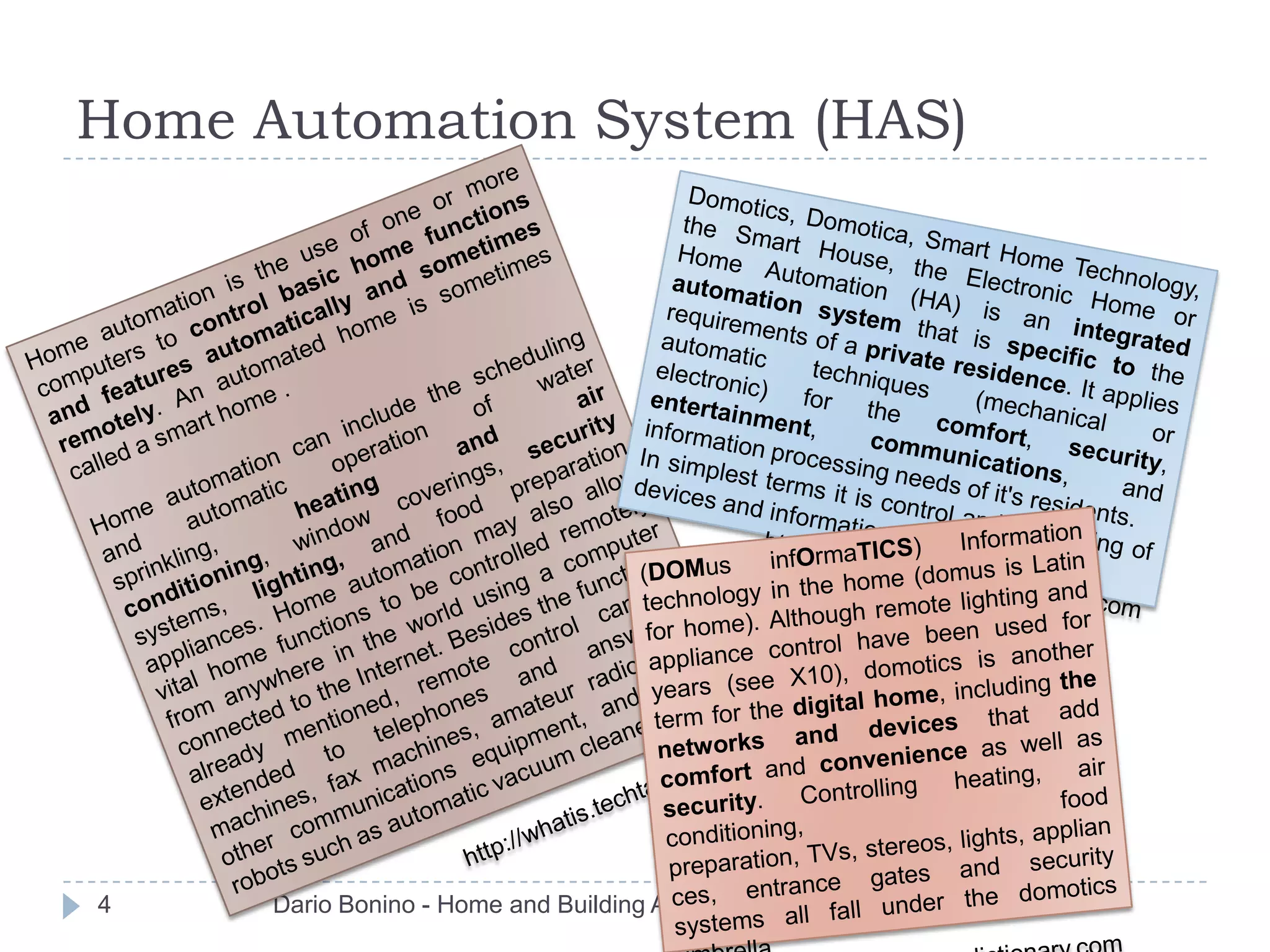 Home and building automation systems | PPTX