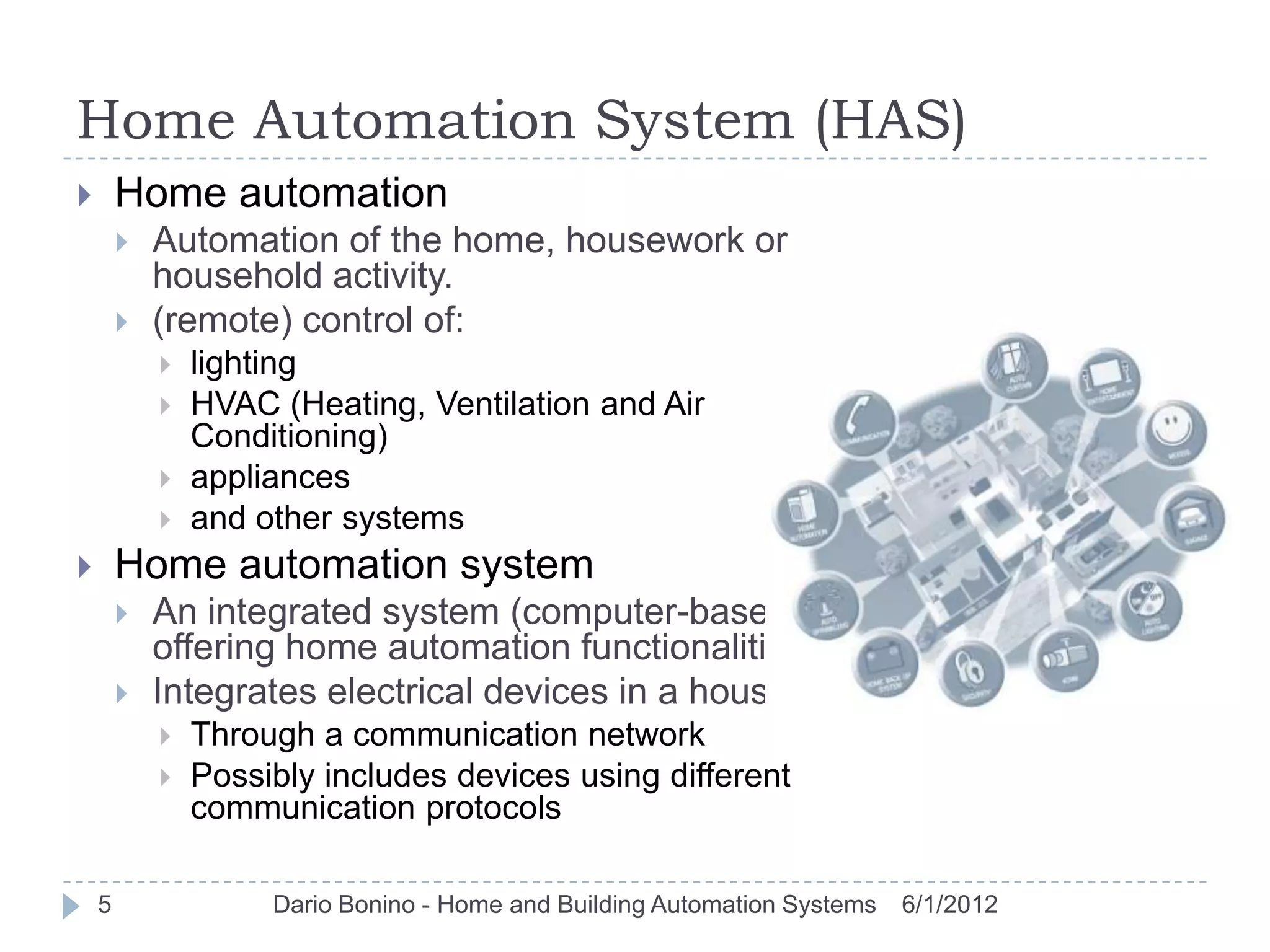 Home and building automation systems | PPTX