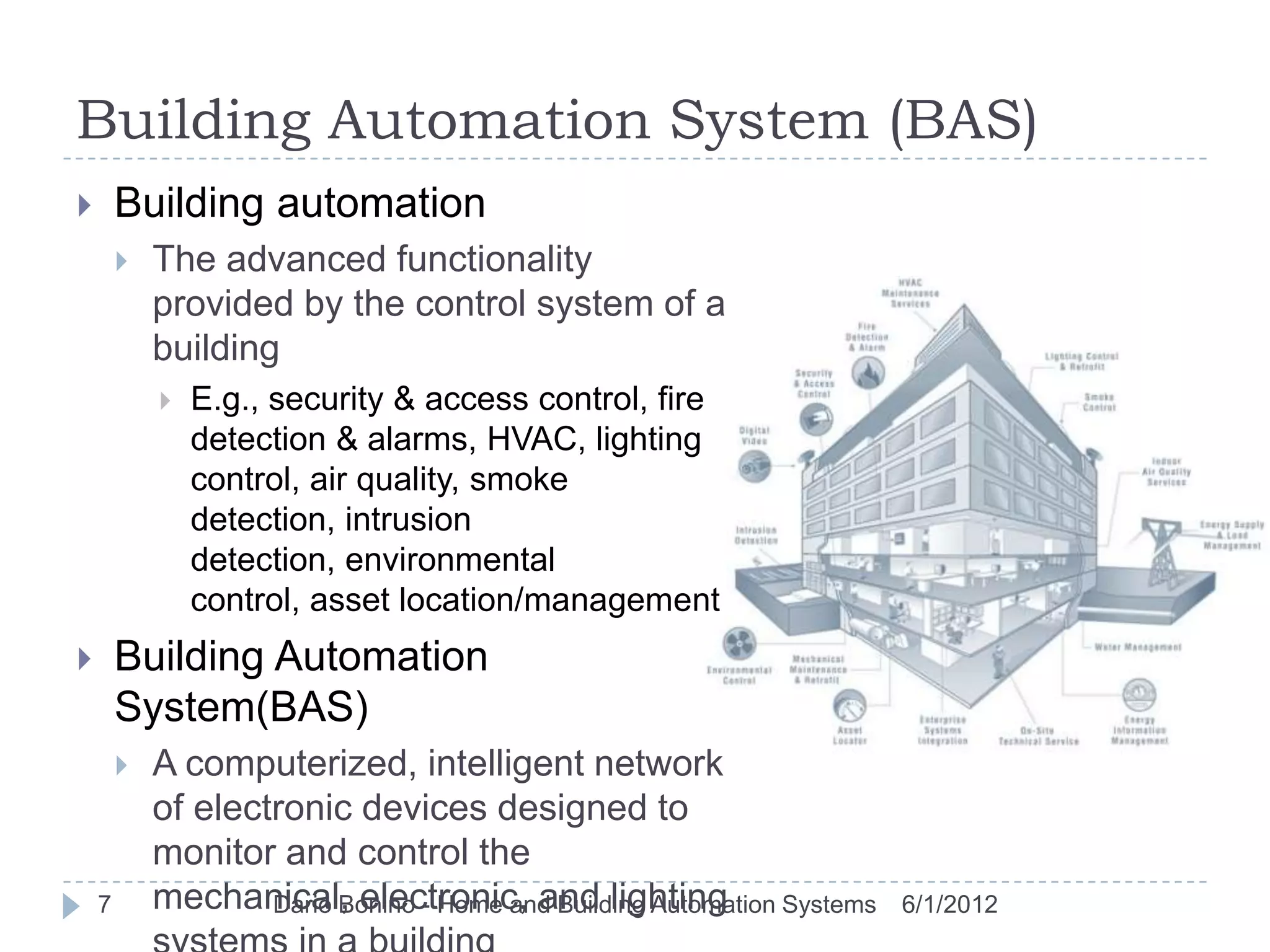 Home and building automation systems | PPTX