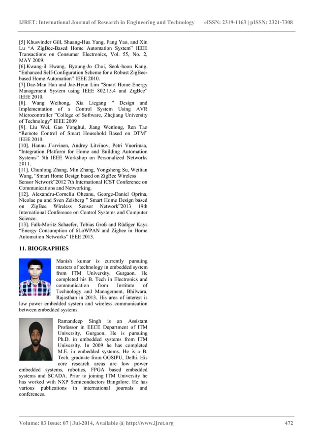 Home appliance controlling using zigbee on atmega128 hardware platform. | PDF | Home Appliances ...