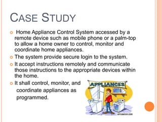 Home appliances control system | PPT
