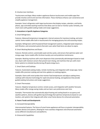 Discovering the Latest Technology in Home Appliances Market | PDF