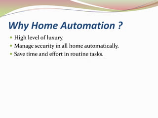 Home automation | PPTX