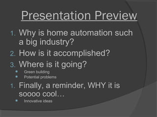 Home automation | PPT