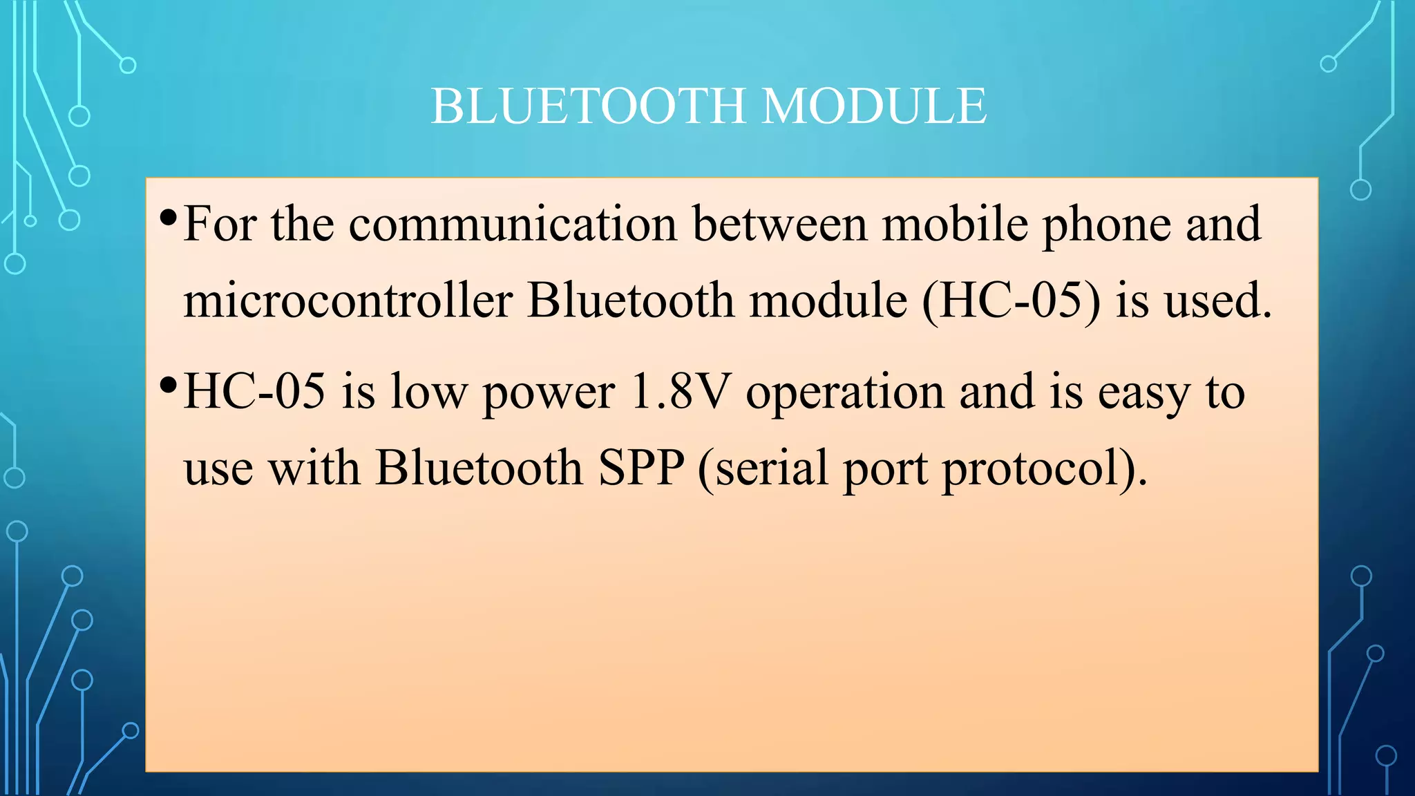 Bluetooth Based Home Automation Using Arduino Uno Ppt