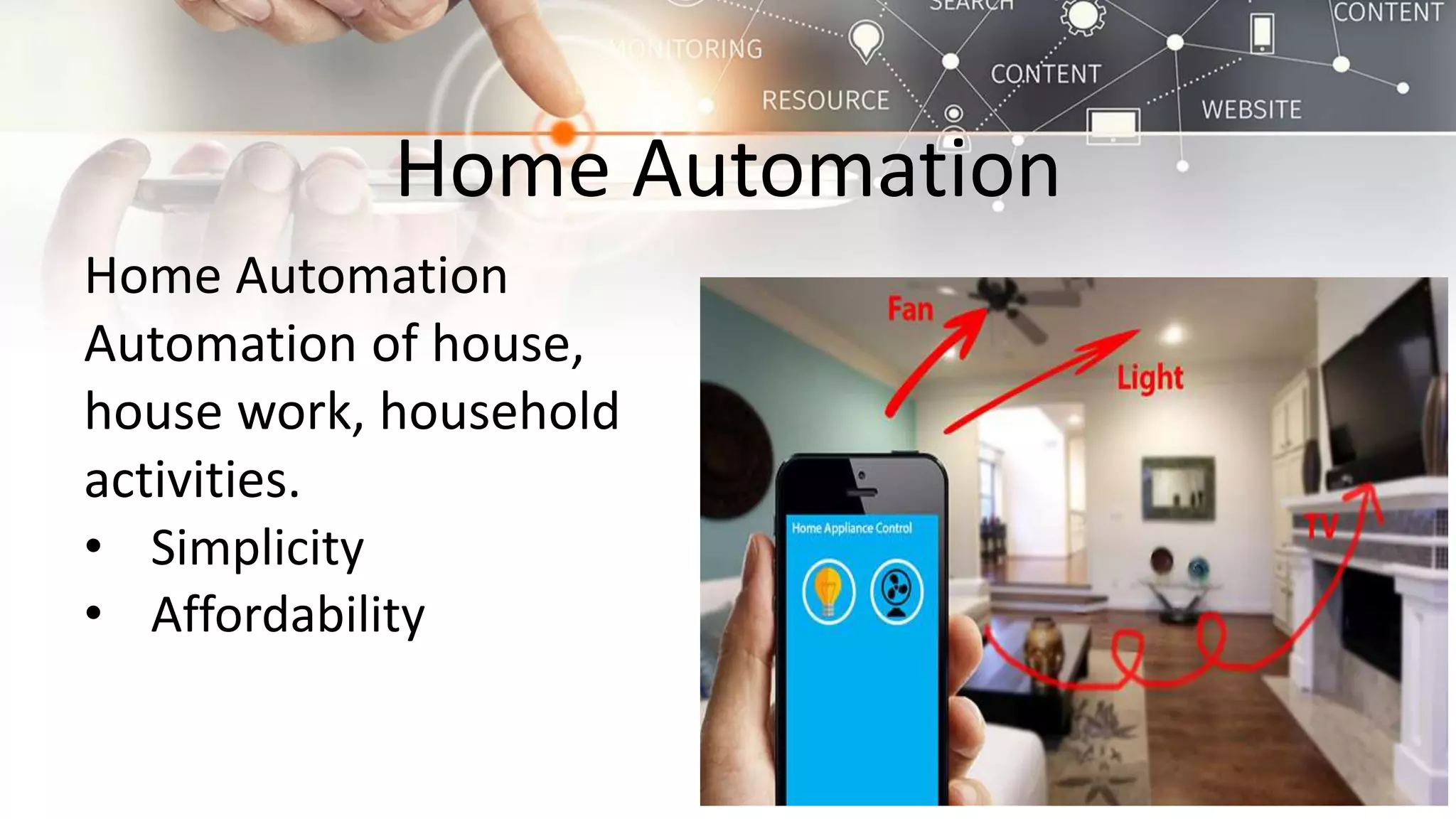 Home automation using wifi | PPTX