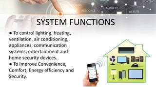 Home automation using wifi | PPTX