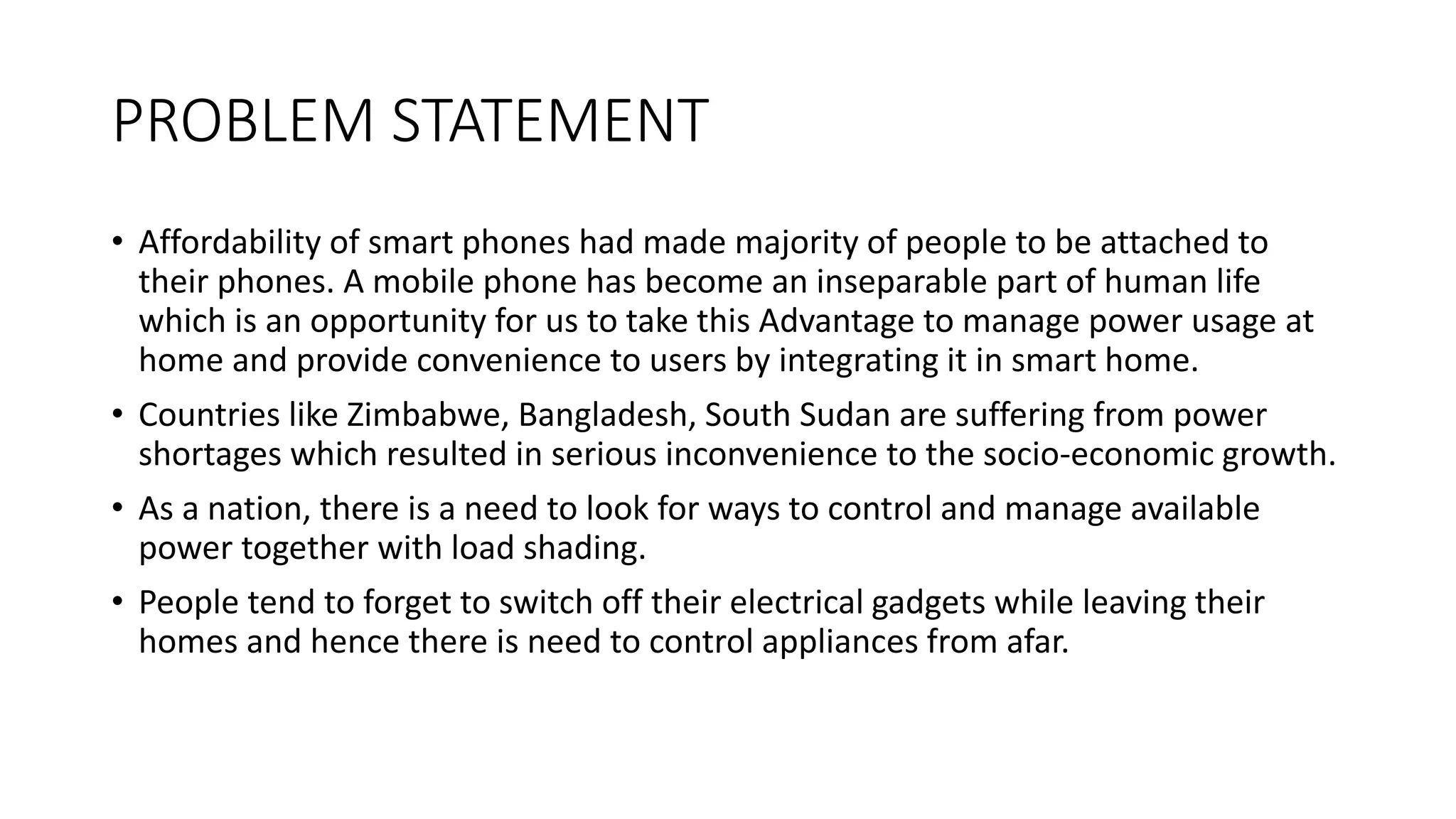 home automation.pptx | Phone Services | Home Utilities