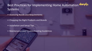 Home Automation :Dive into the future of smart living | PPTX