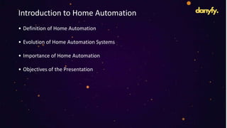Home Automation :Dive into the future of smart living | PPT
