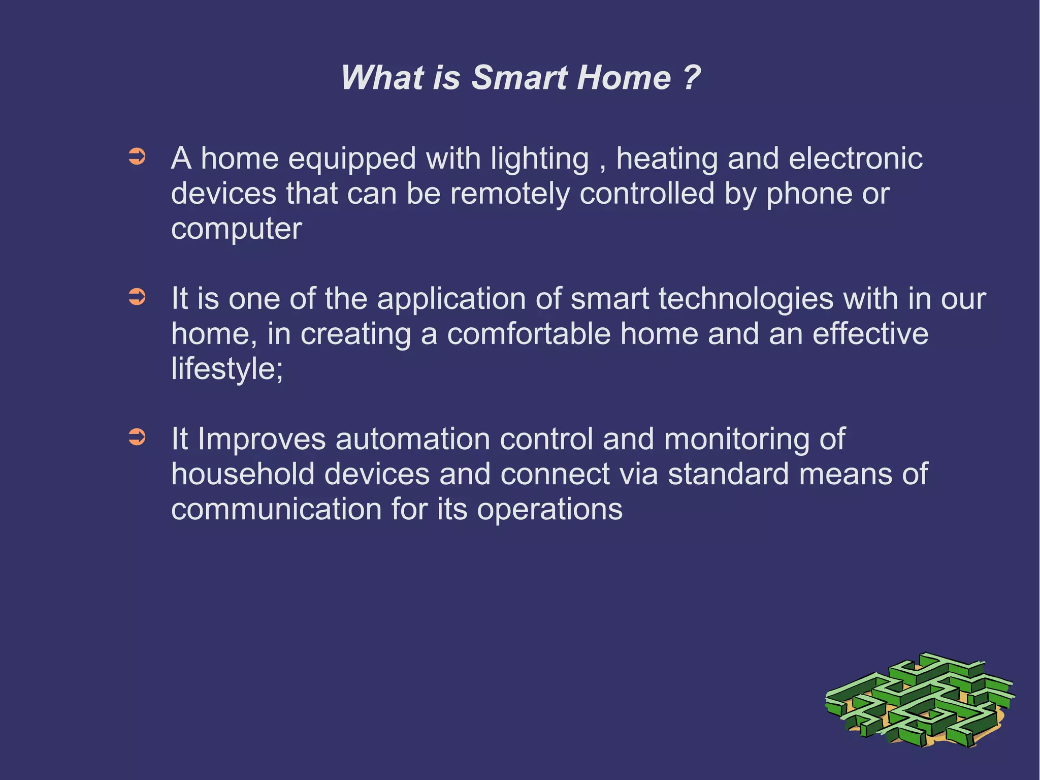 Home automation - SMART HOME | ODP