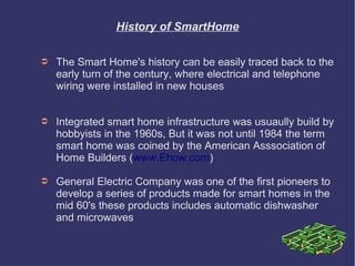 Home automation - SMART HOME | ODP