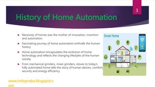 Home Automation and AI.pptx with colourful insights | PPTX | Internet | Computing