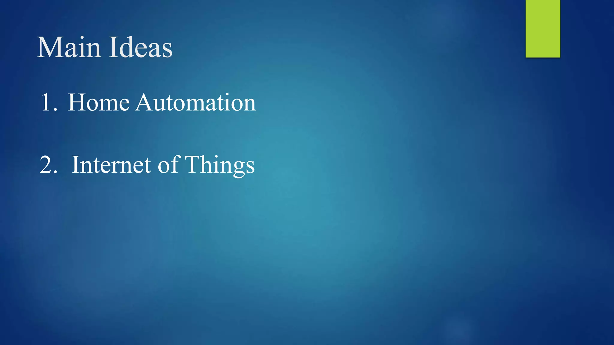 Home automation based iot | PPTX | Internet | Computing