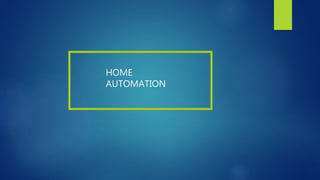 Home automation based iot | PPTX | Internet | Computing