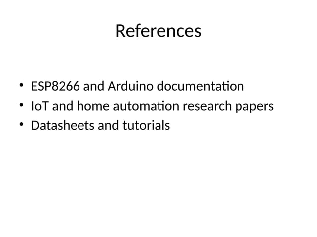 Home Automation using ESP8266 NodeMCU presentation | PPT