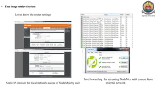 Home automation in client server using NodeMcu approach along with user notification and ...