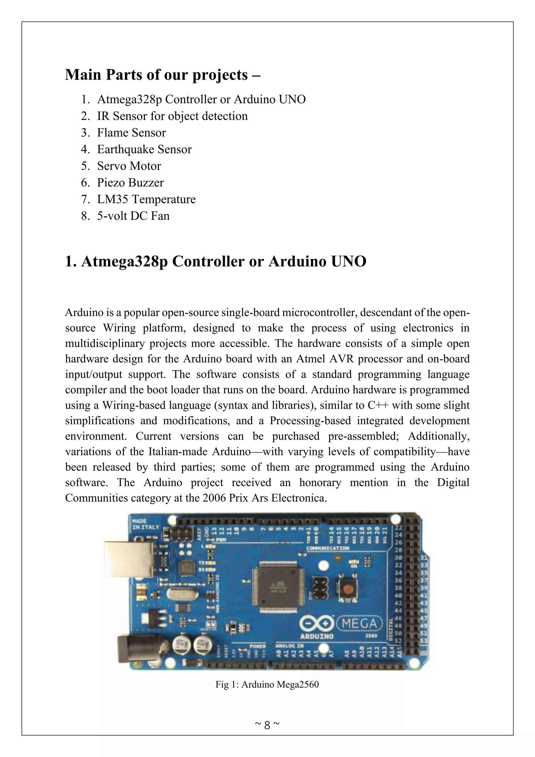 Smart Home Automation using Atmega328p | PDF