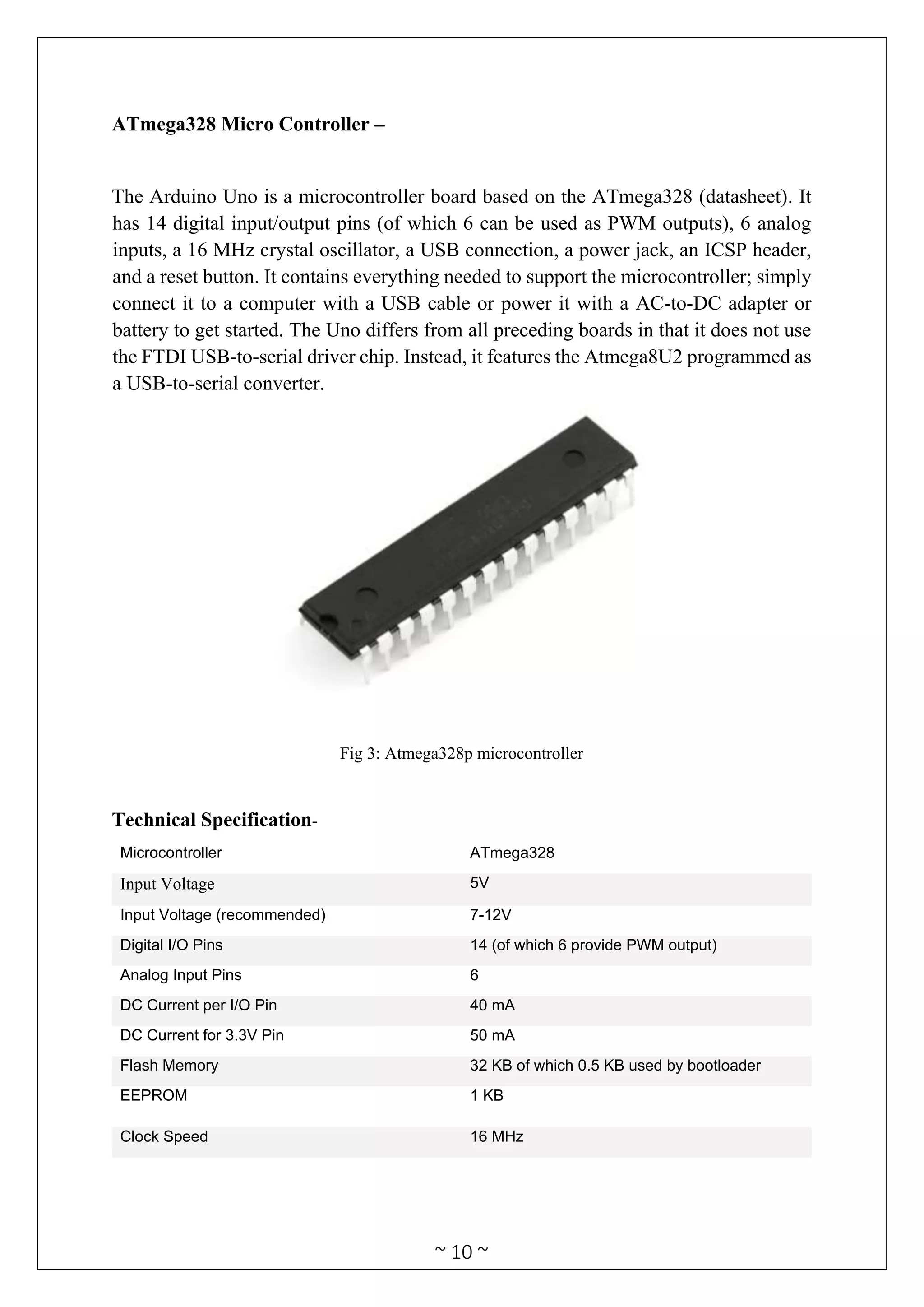 Smart Home Automation using Atmega328p | PDF