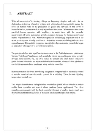 Smart Home Automation using Atmega328p | PDF