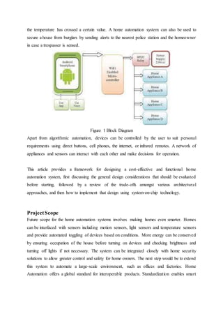 Home automation proposal | DOCX