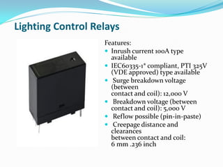 Home automation relays | PDF