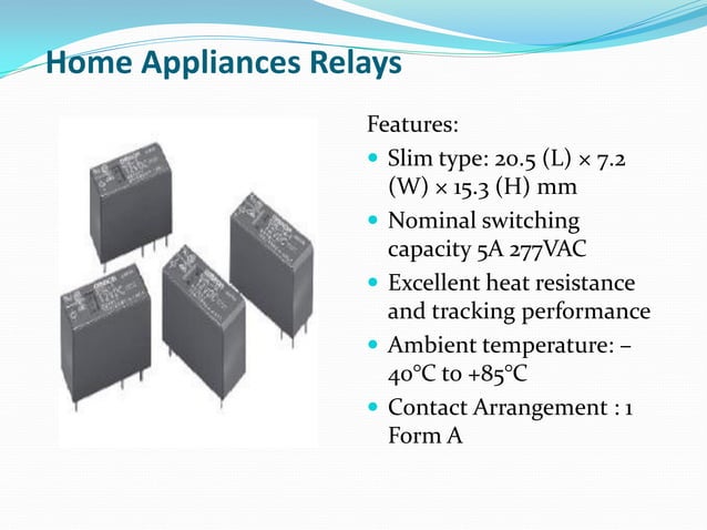 Home automation relays | PPT