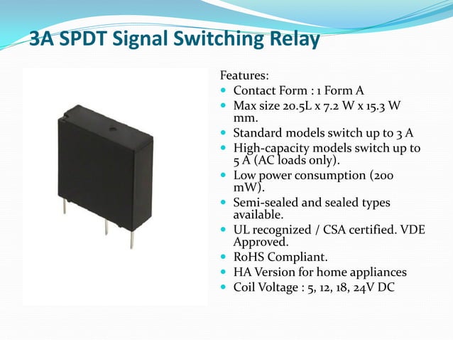 Home automation relays | PPT