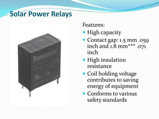 Home automation relays | PPT